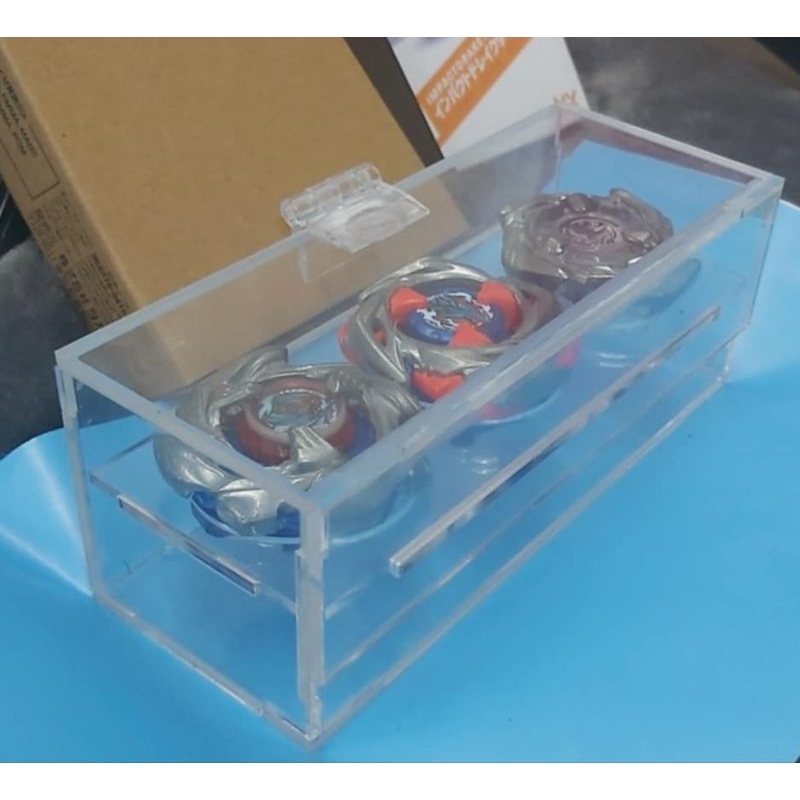 Beyblade deck case acrylic deck case 3mm clear brandnew | Shopee ...