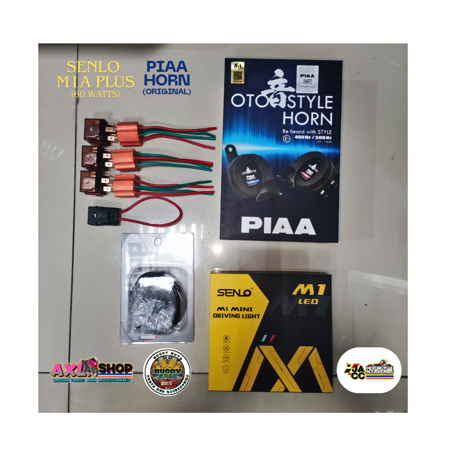 SENLO MINI DRIVING LIGHT T1 PLUS X1 PLUS M1A PLUS & PIAA HORN ORIGINAL ...