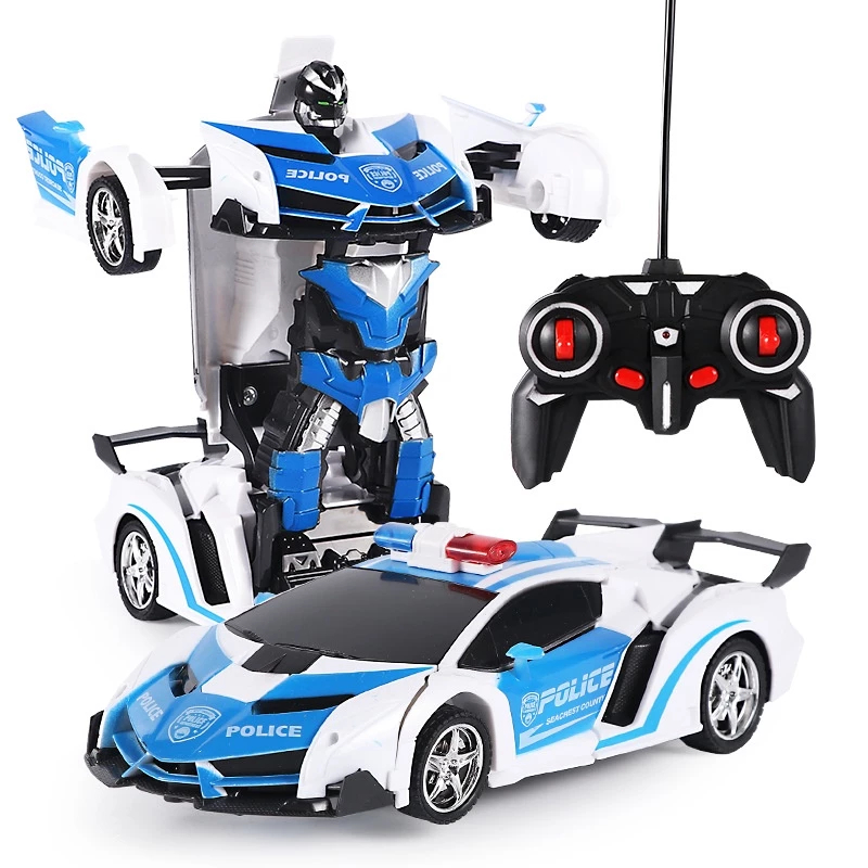 【COD】Remote Control Transformation Car 1:18 Robot Model Deformation ...