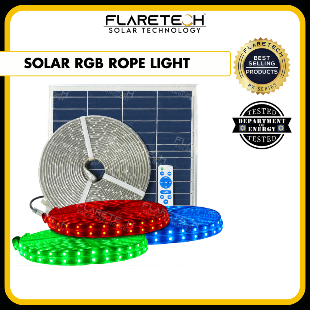 Flaretech Solar Rope Light RGB | Shopee Philippines