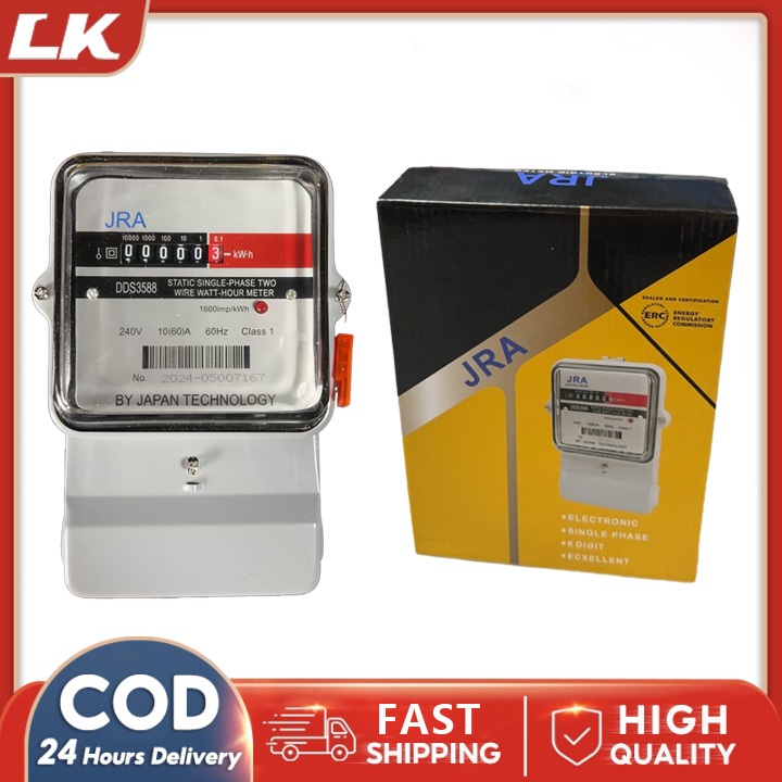JRA Electric Meter 10(60)A 240V Watt-hour Meter ERC Approved KWH Sub ...
