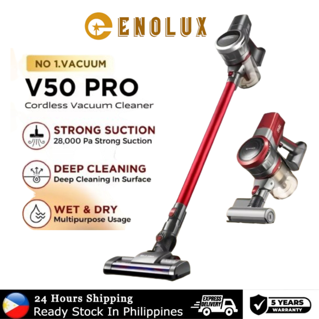 Enolux Vacuum V50 Pro Cordless Cleaners Wireless Vacuum Handheld Vacuum ...
