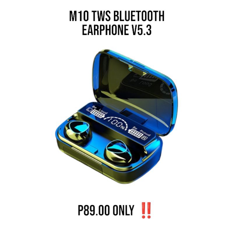 M10 TWS Bluetooth Earphone V5.3 | Shopee Philippines