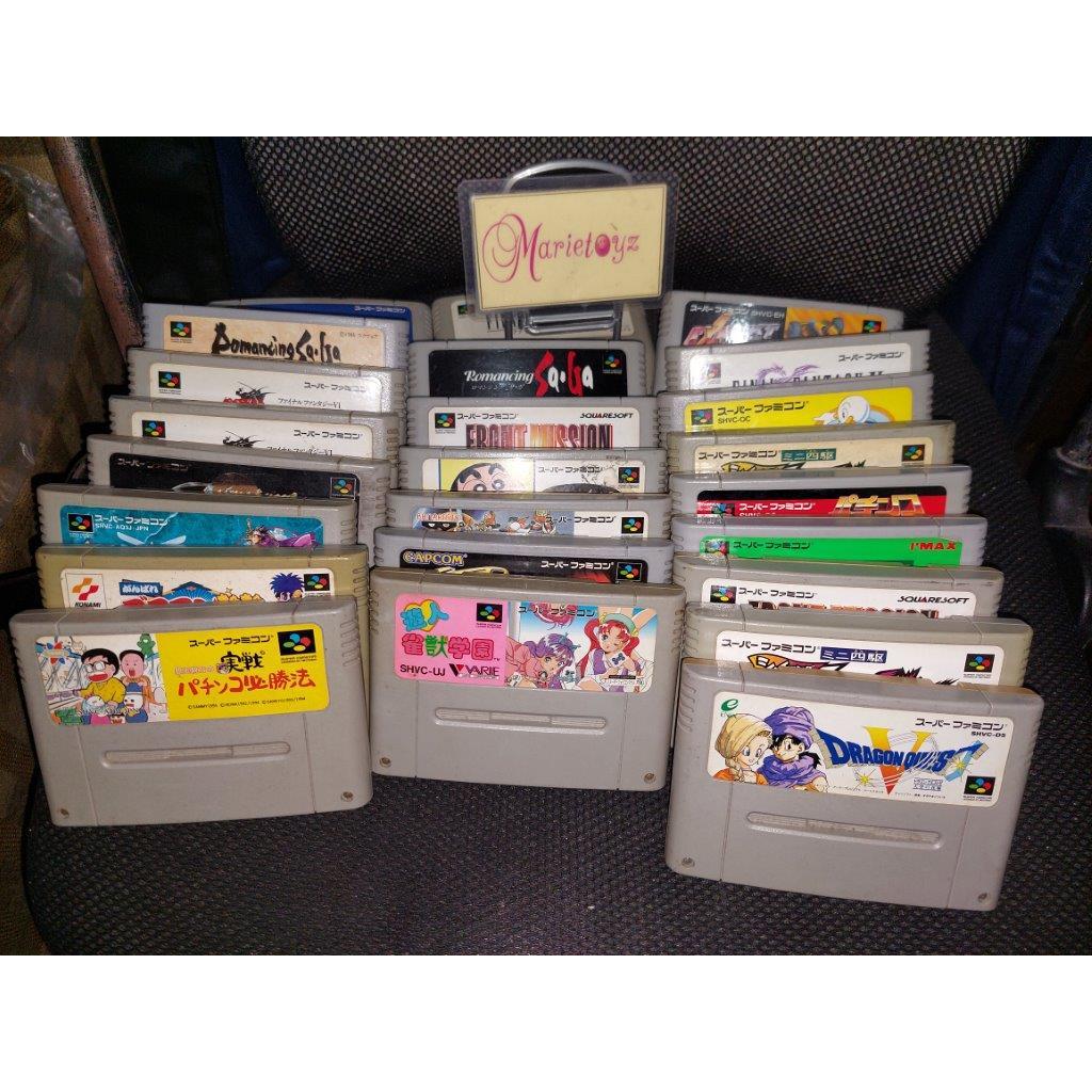 Super Family Computer (SFC) Catridges Batch 4 (JPN, Assume DRY ...