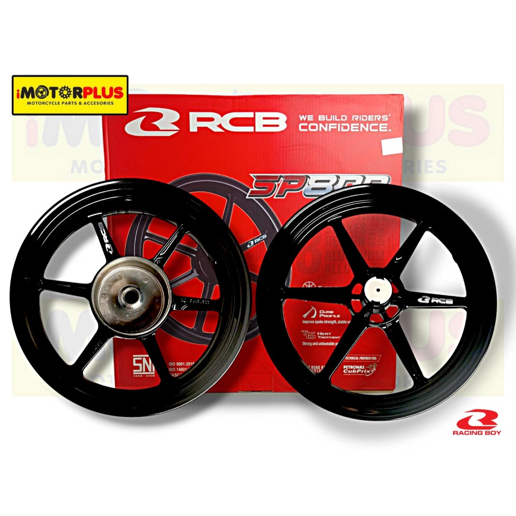 NEW! RCB MAGS SP800 (RB6) YAMAHA AEROX V1/V2 2.50F 3.50R 14" BLACK ...