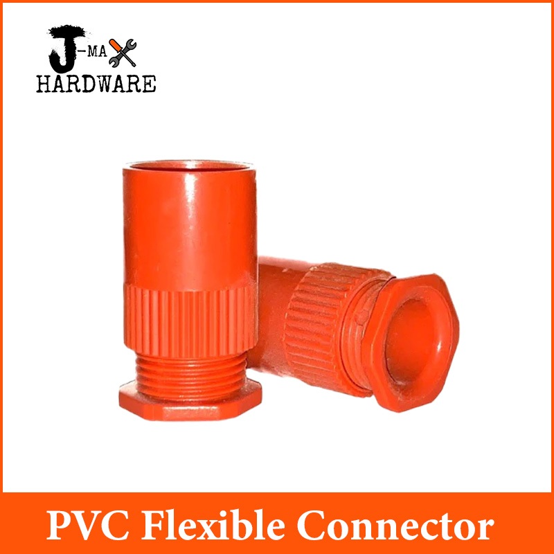 PVC Flexible Connector 1/2" 3/4" Orange Flexible Hose Connector 1PCS ...