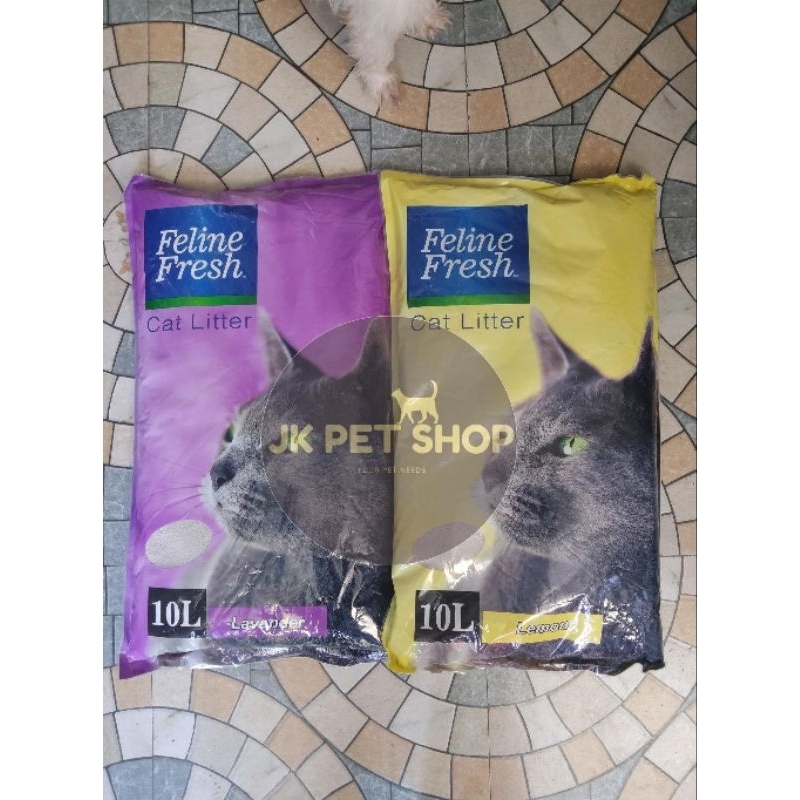 Feline Fresh Lemon & Lavender Cat Litter 10L | Shopee Philippines