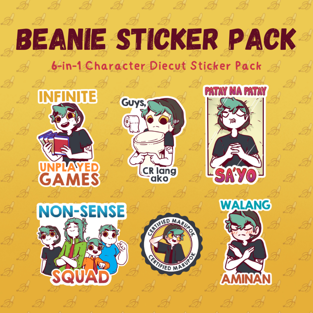 Hunghang Flashbacks Diecut Beanie 6-in-1 Sticker Pack | Shopee Philippines