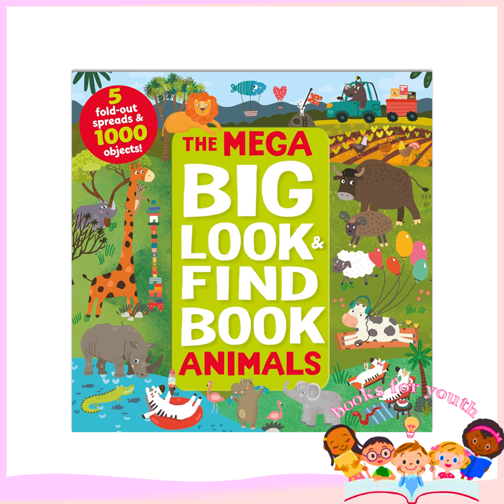 The Mega Big Look and Find Animals [Hardcover] | Shopee Philippines