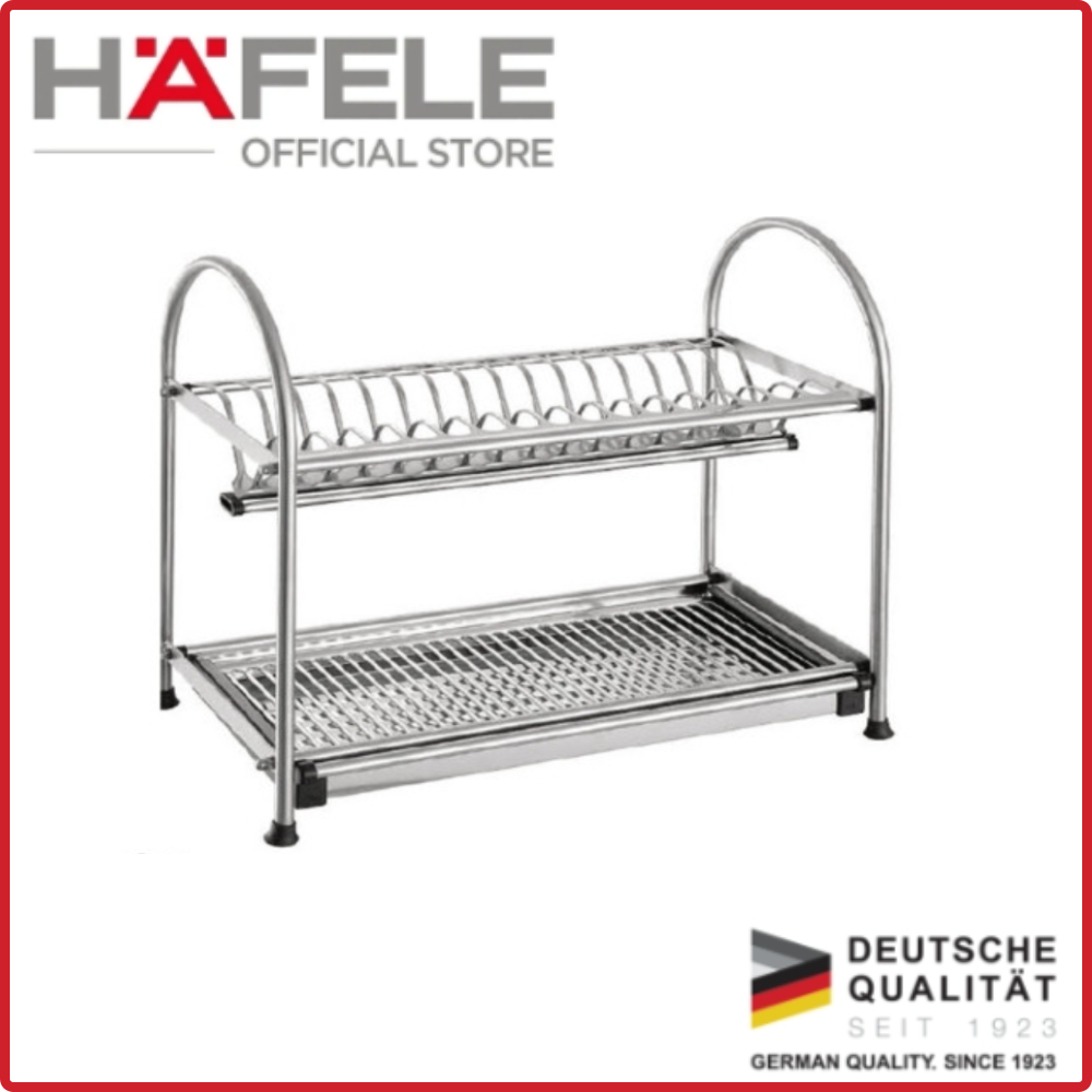 Hafele 2 Tier, 2 Layer Dish Rack, Dish Organizer, Stainless Steel 304 ...