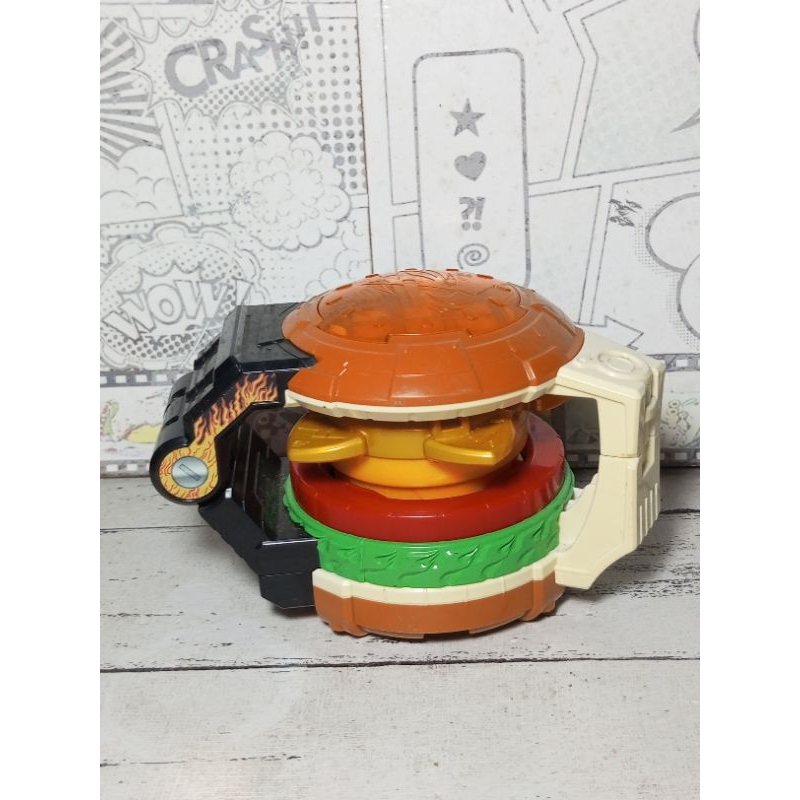 Bandai Power Rangers Ninja Steel Gold Ranger Burger Phone Morpher Toys ...
