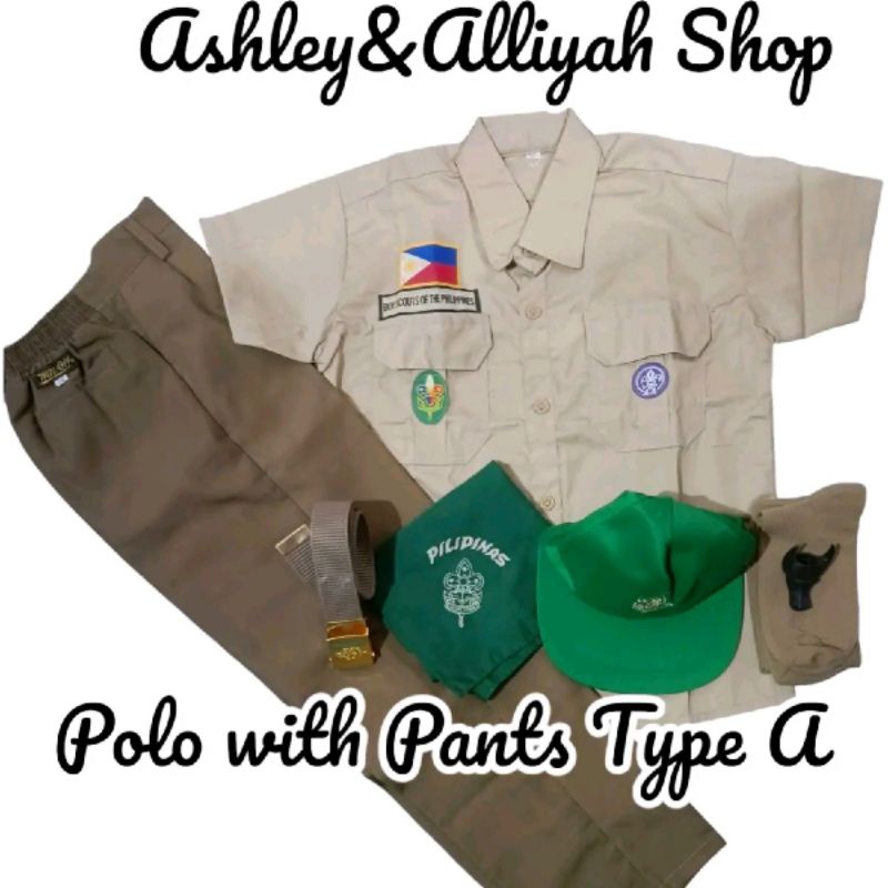 Polo with Pants Type A Uniform Set | Shopee Philippines