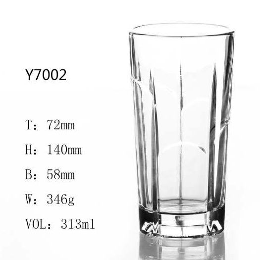 6pcs glass cup glassware set drinking glass baso Y7002 | Shopee Philippines