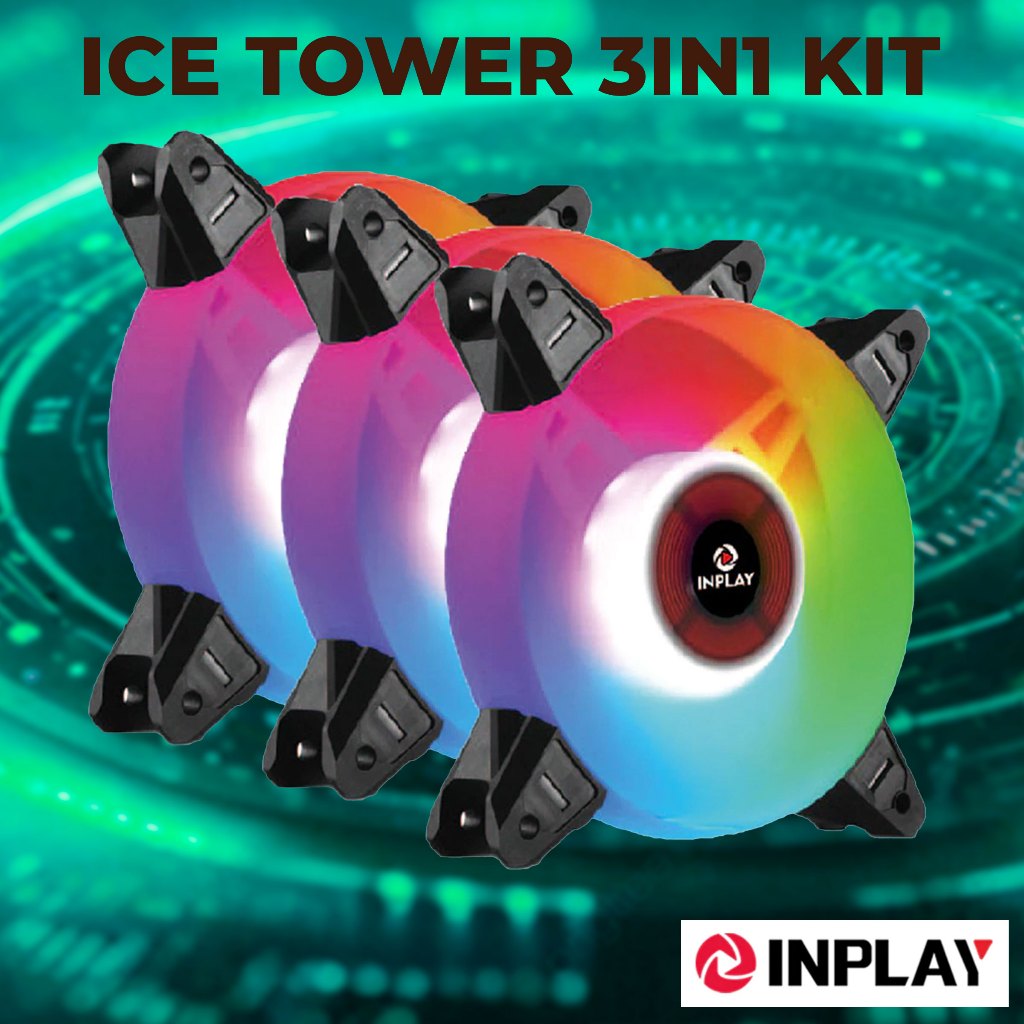 CREATIVESTUDIO_INPLAY Ice Tower RGB FAN 3 in 1 kit V2 2nd Gen Ice One w ...