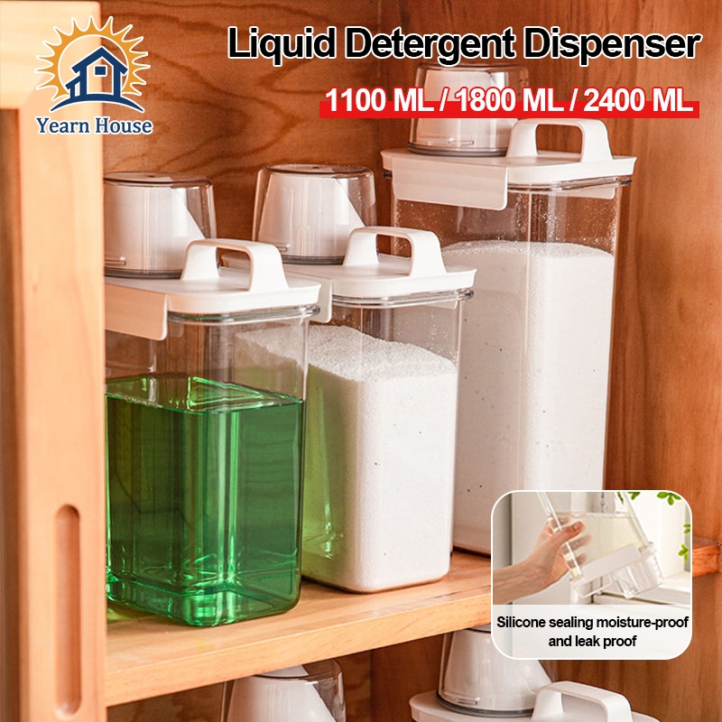 Detergent Container Jar Snacks Box For Liquid Dishwashing Powder Sealed ...