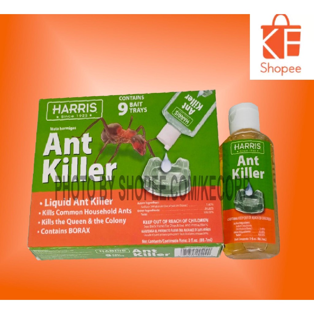 Harris Ant Killer - 9 Bait Trays Liquid Baits 3oz (88.7ml) KECORP_S1 ...