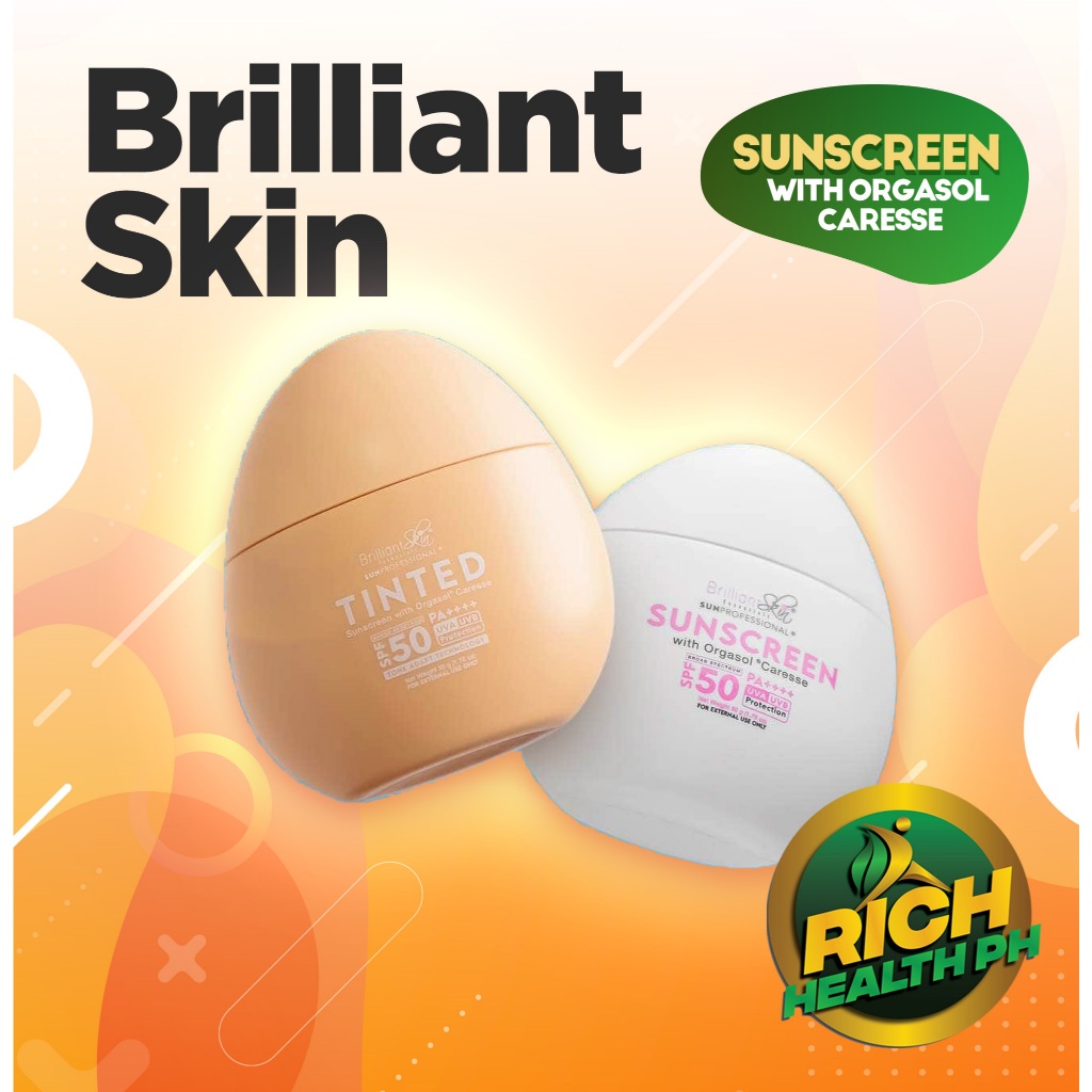 Brilliant SunProfessional®️ Sunscreen with Orgasol Caresse SPF50 PA+++ 50grams | Shopee Philippines