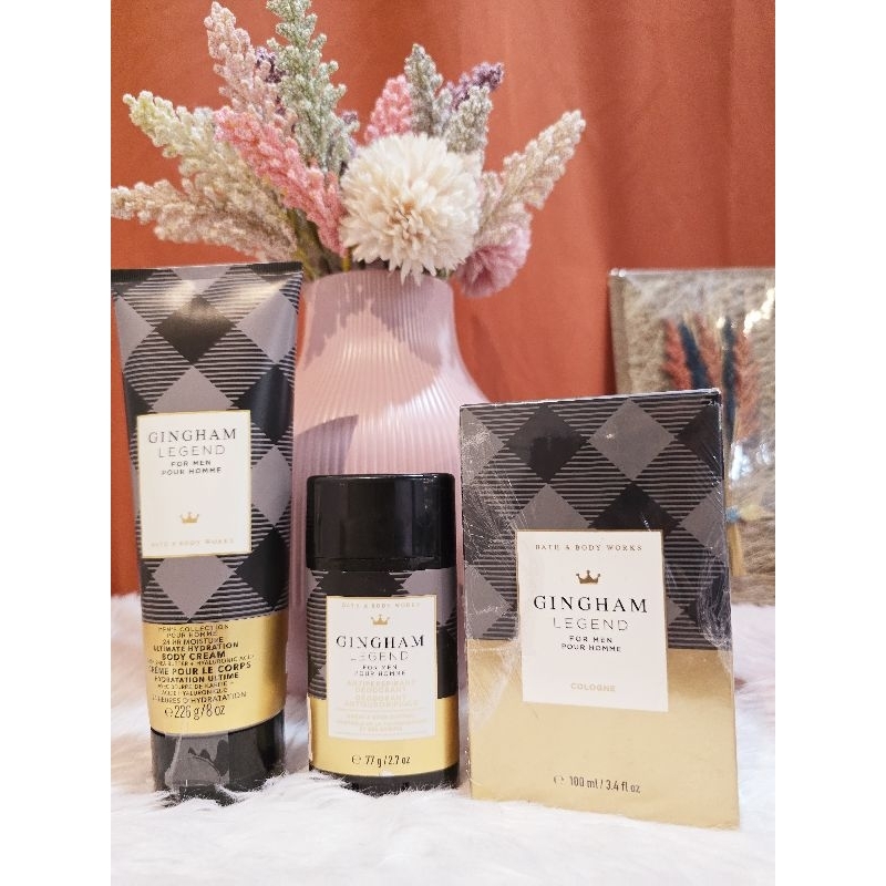 Gingham Legend Cologne | Men Pour Homme | Bath & Body Works | Shopee ...