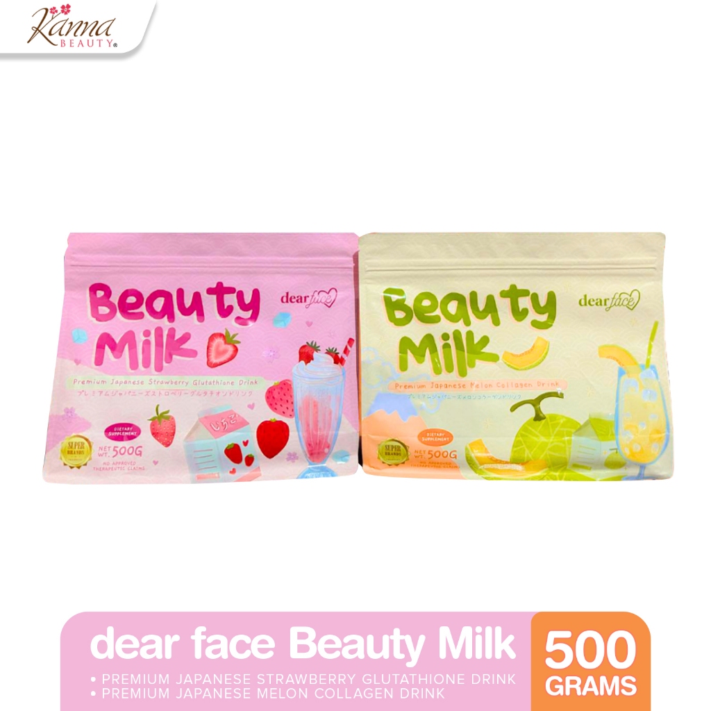 DEAR FACE Beauty Milk Super-Size Collagen Drink 500g Beauty Milk Ichigo ...