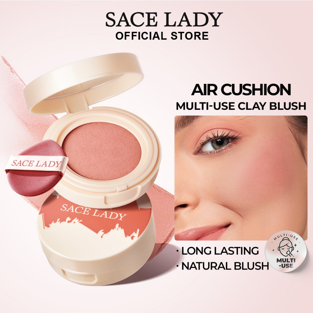 SACE LADY Cushion Blush Long Lasting High Pigment Multi-use Blush on ...