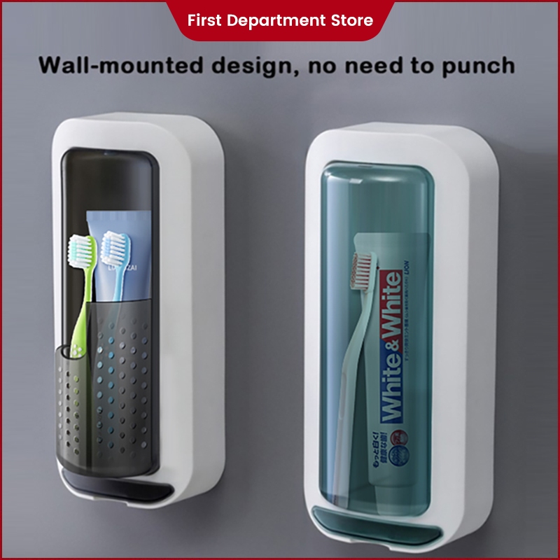 Rotating toothbrush Organzier toothpaste storage rack Bathroom ...