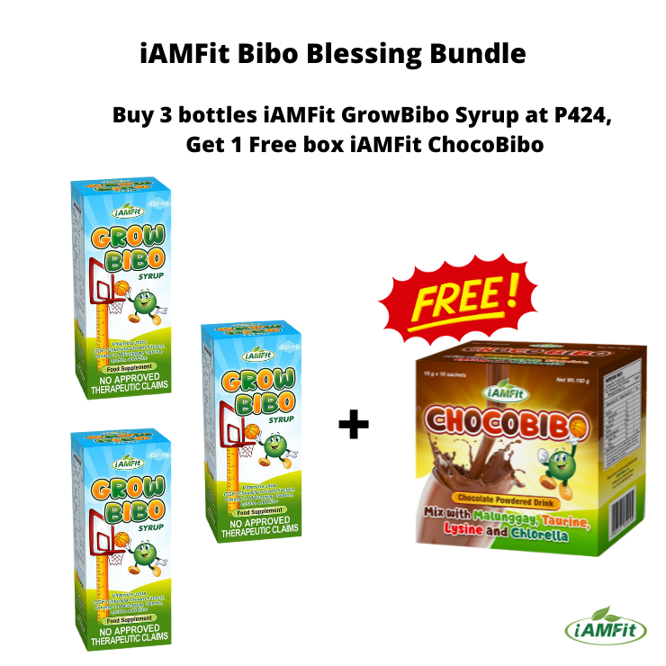 iAMFit Bibo Blessing Bundle - Buy 3 iAMFit GrowBibo Syrup, Get 1 Free ...