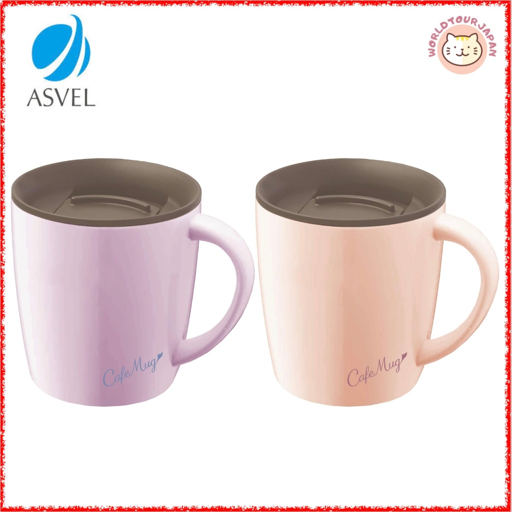 JAPAN Brand / ASVEL / Vacuum Insulated Mug Cup with Lid / MG‐T240 / 240ml / Stainless ...