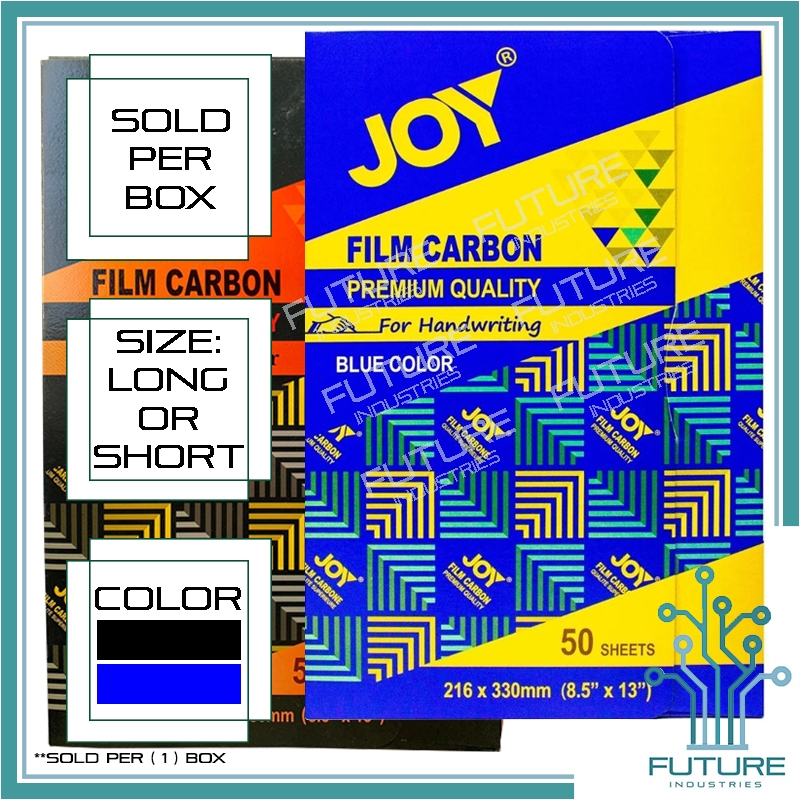 Joy Carbon Paper Carbon Transfer (50) Sheets Long Short Carbon Transfer ...
