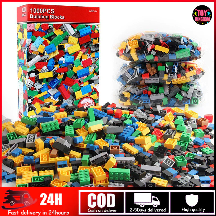 Original 200/500/1000pcs Kids Toys Block Environmentally Friendly ...