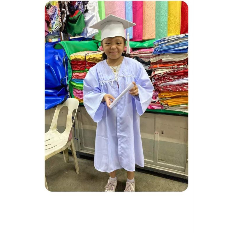 toga / cap for graduation ( kinder.elemtary /senior high ) | Shopee ...