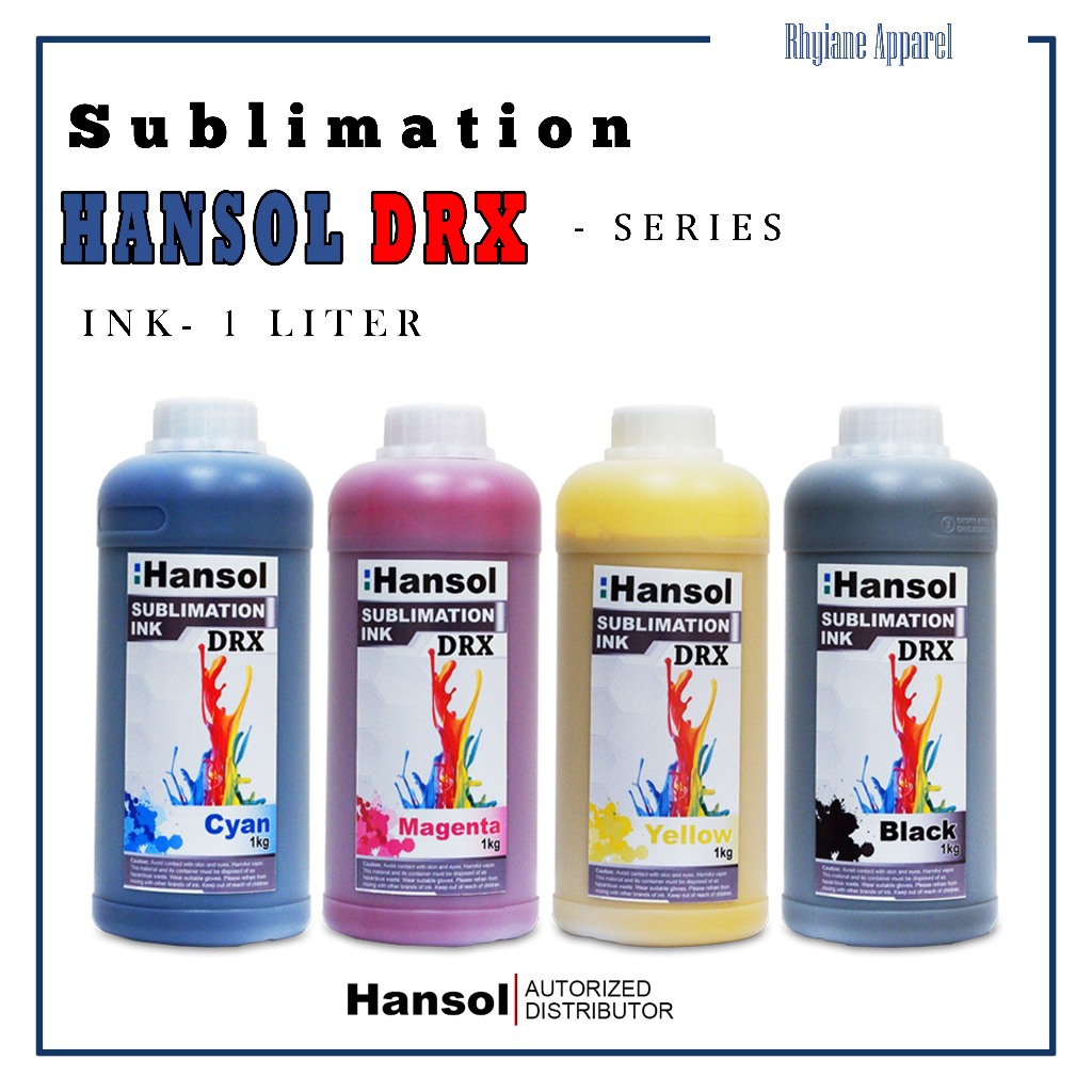 HANSOL SUBLIMATION INK 1 LITER DRX | Shopee Philippines