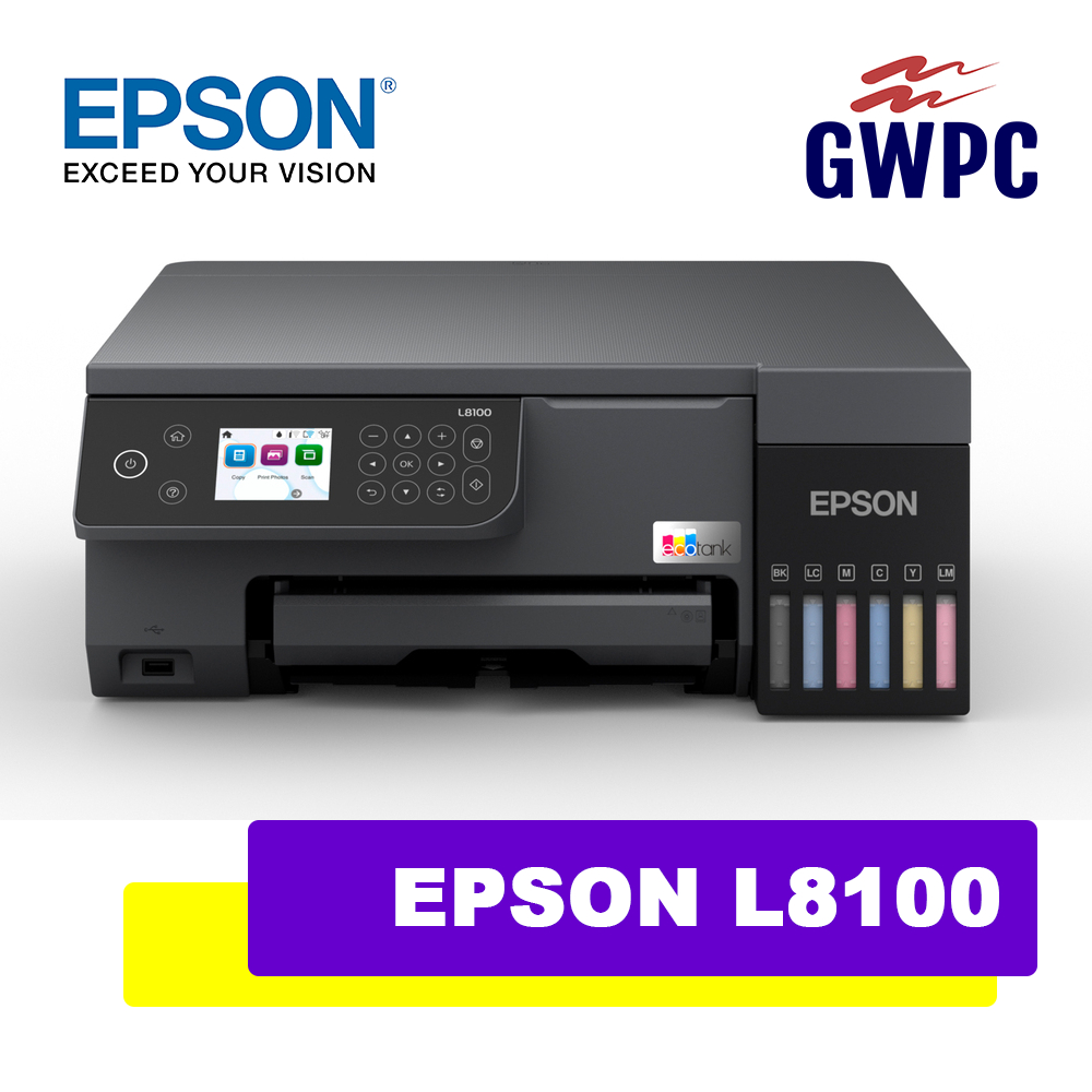 Epson L8100 EcoTank All in One Ink Tank Printer | Shopee Philippines