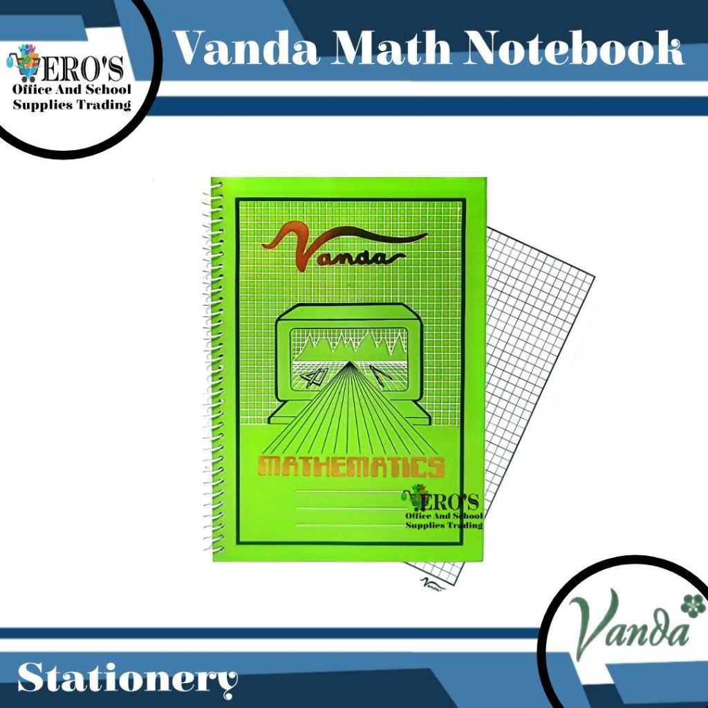 Vanda Math Graphing Notebook (Spiral) | Shopee Philippines