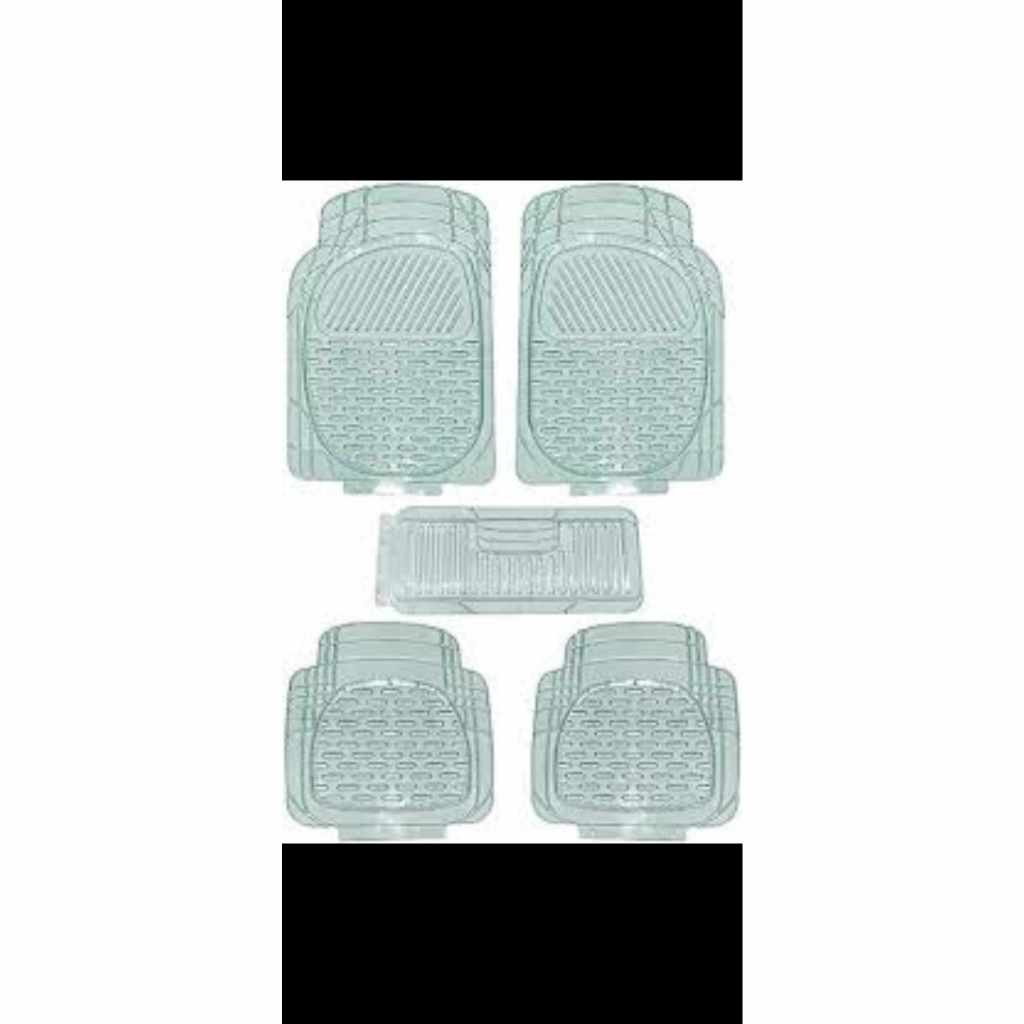 Universal Car Matting Transparent PVC Original 5 Pieces in 1 Set ...