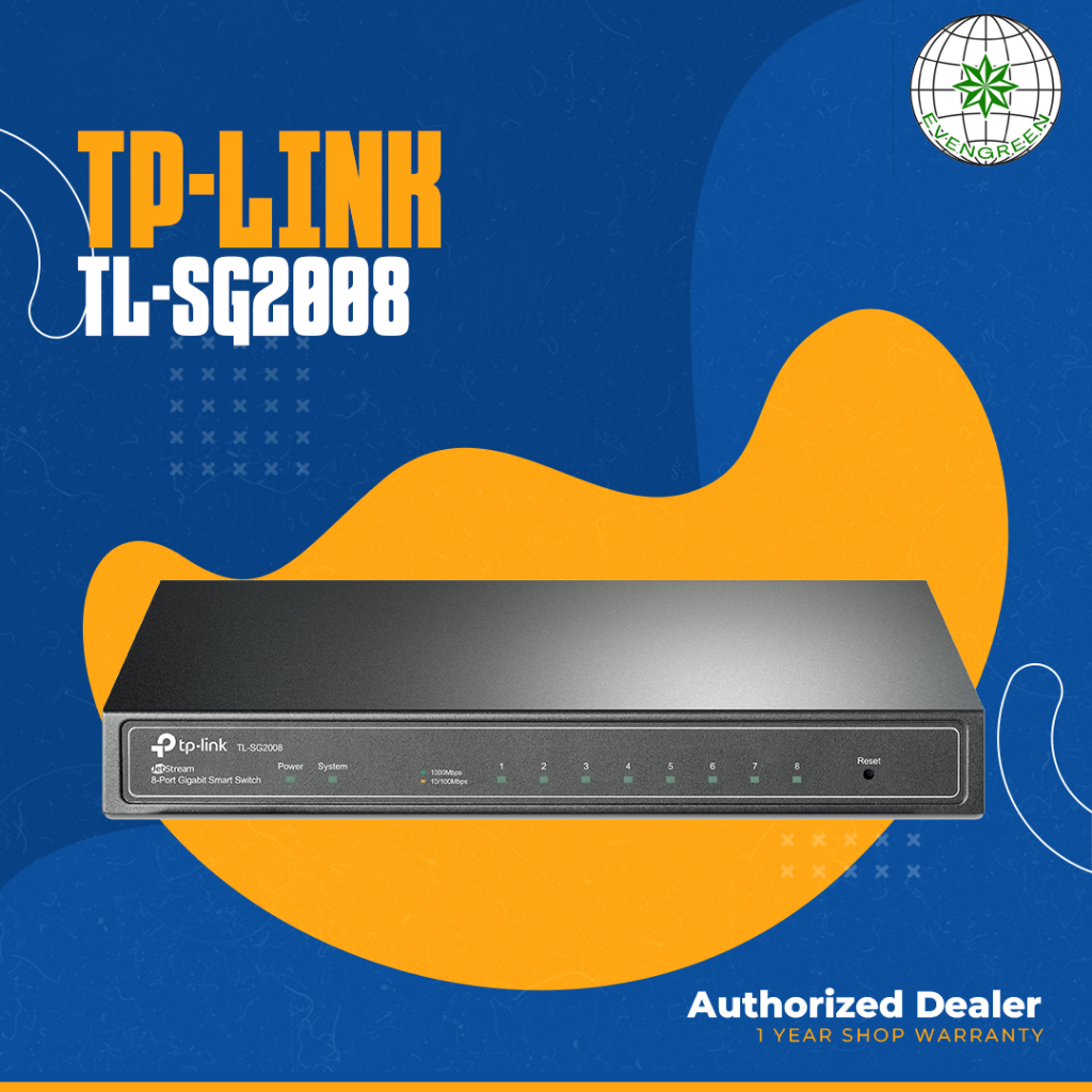 TP-Link Omada TL-SG2008 JetStream 8-Port Gigabit Smart Switch | Shopee ...