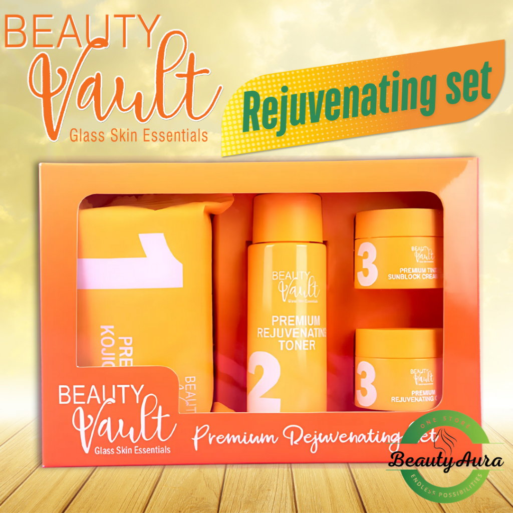 BEAUTY VAULT REJUVENATING | MAINTENANCE SET | SUNSCREEN | TONER 120ml ...