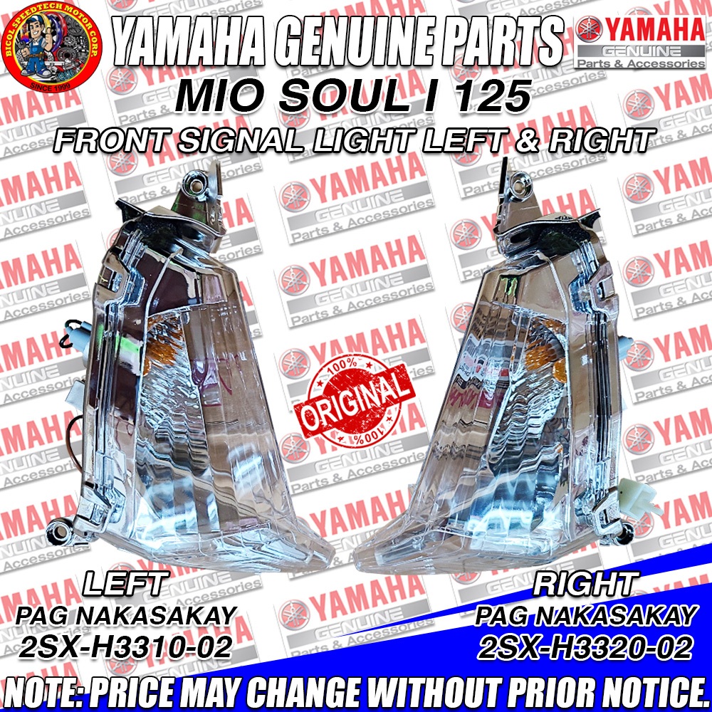 YAMAHA MIO SOUL I 125 FRONT SIGNAL LIGHT (YGP) (GENUINE: LEFT- 2SX ...