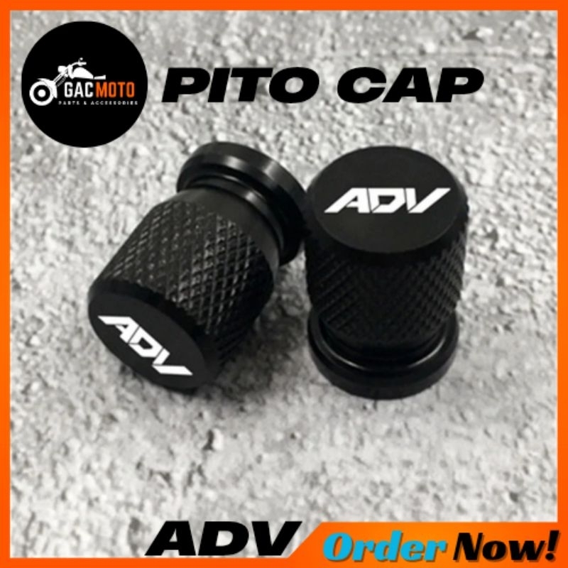 Motorcycle Tire Valve Cap Pito Cap Cnc Alloy for Honda Adv | Shopee ...