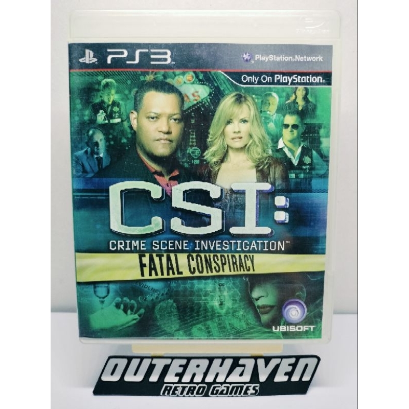 PS3 CSI Fatal Conspiracy R3 (Standars Edition) | Shopee Philippines