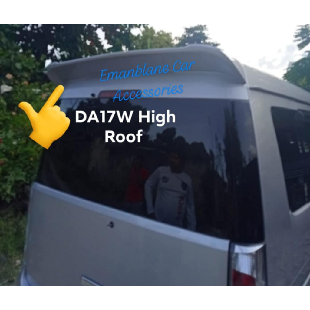 Fiber Made Spoiler for DA64V DA64W DA17V DA17W Transformer Wagon ...