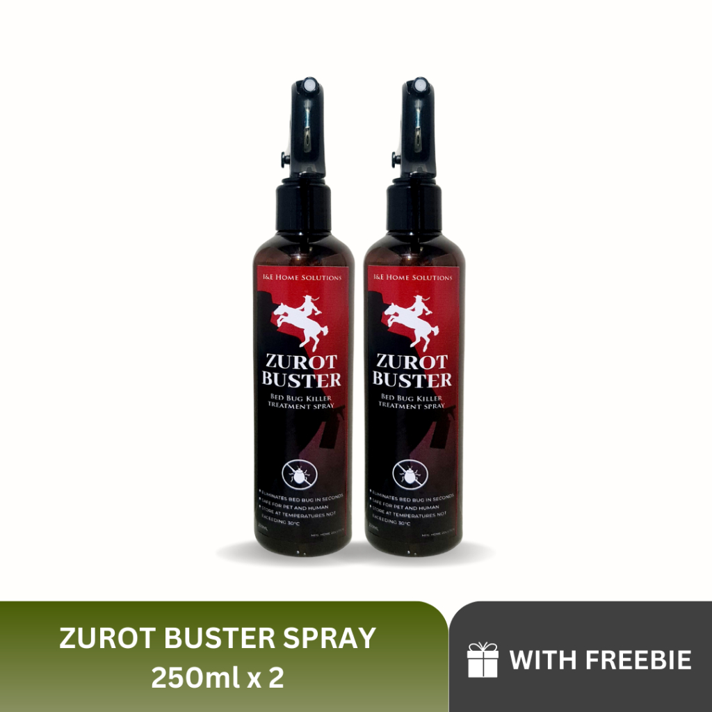 Original Zurot Buster Bed Bug / Surot Killer Spray SET 2 250ML pamatay ...