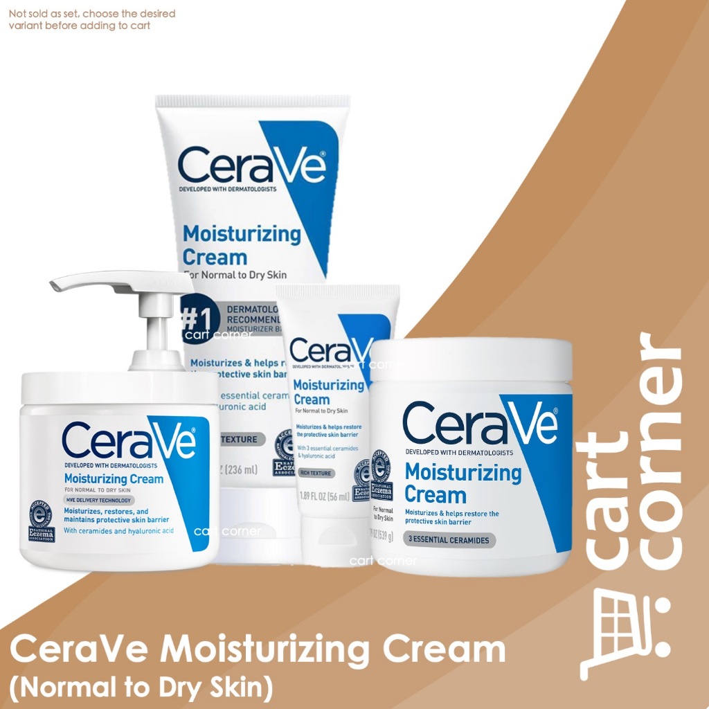 CRV Moisturizing Cream for Normal to Dry Skin | Shopee Philippines