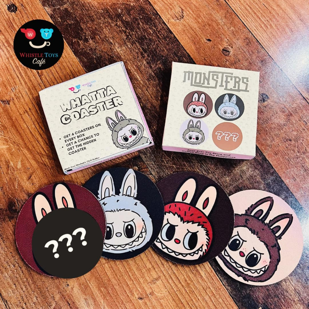 Labubu Inspired Coaster (4 coaster per box) | Shopee Philippines