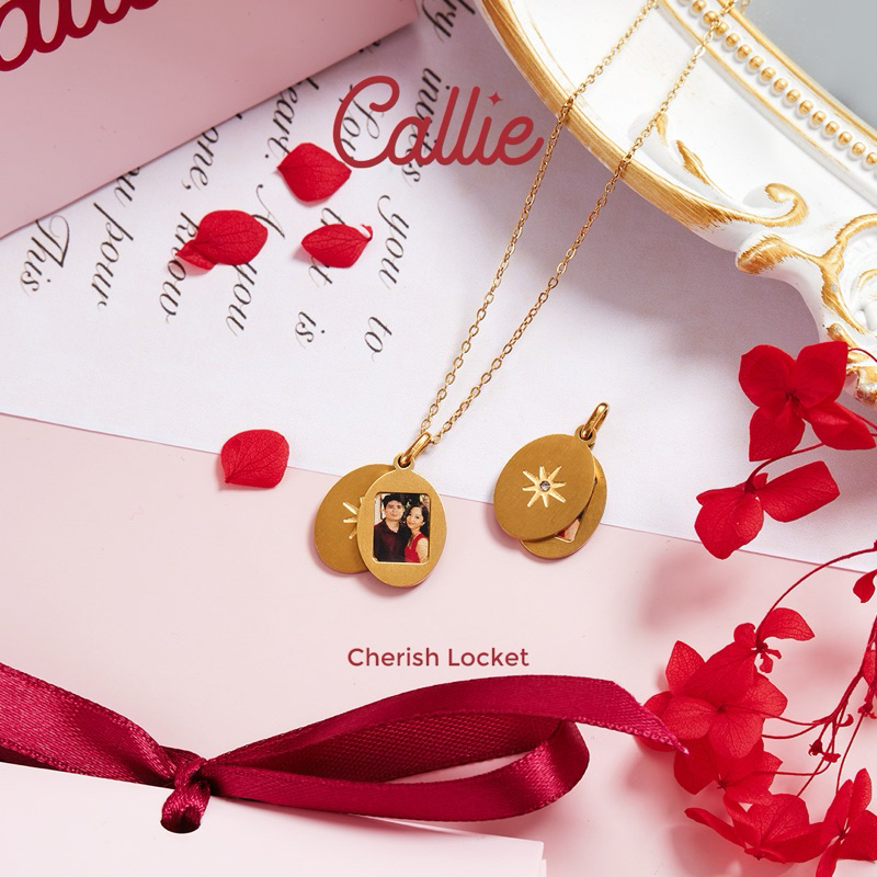 Callie Stainless Steel Premium Cherish Locket With Photo And Engraving ...