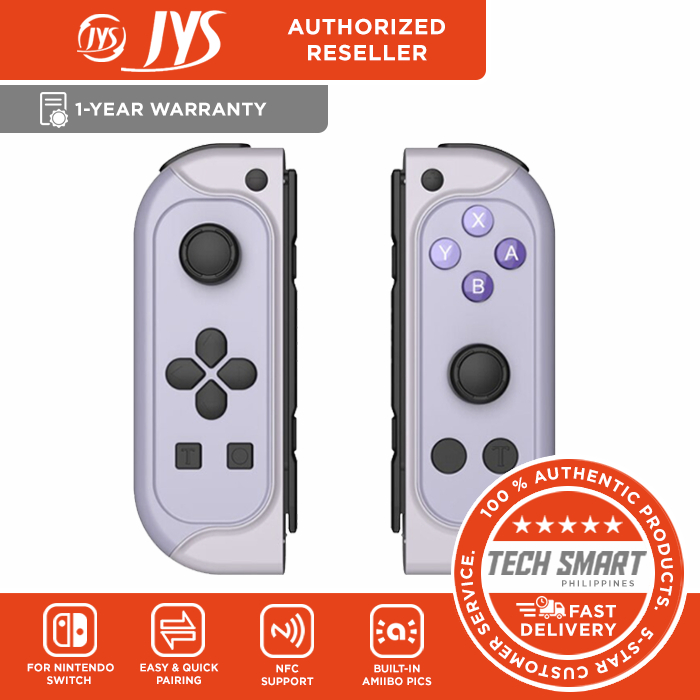 JYS NS-191 Wireless Joy-con Left and Right Controllers Compatible with Nintendo Switch as a Joy ...