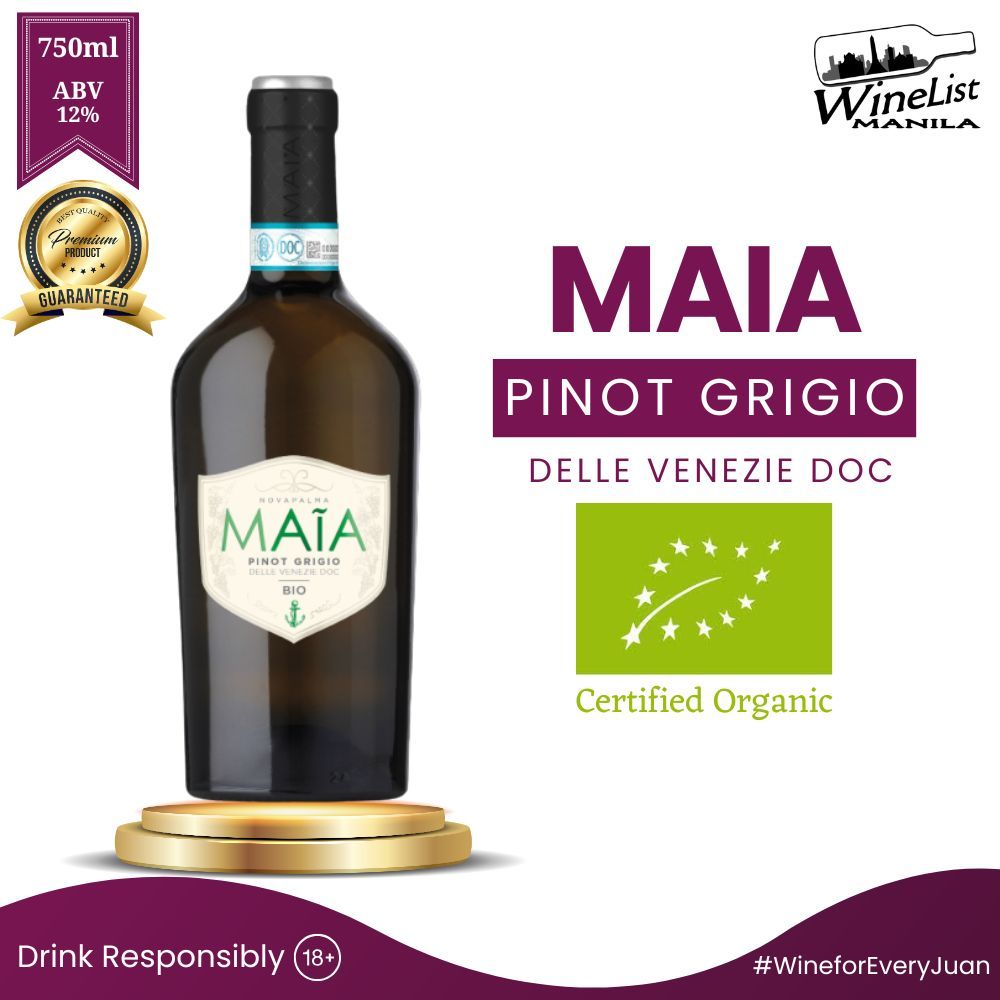 Maia Pinot Grigio Bio | delle Venezie DOC, Italy | White Wine 750ml ...