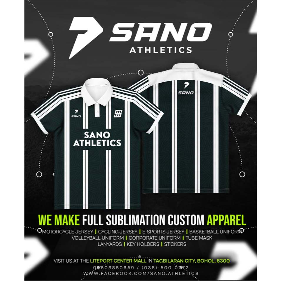 Sano Athletics | Uniform | Full Sublimation Jersey | Shopee Philippines