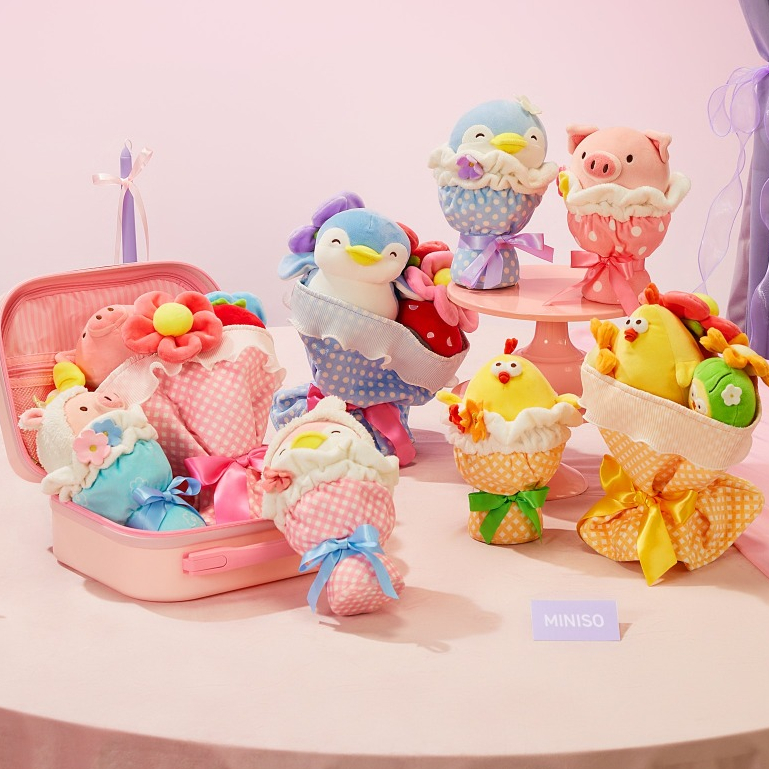 Mini Family Little/Big Bouquet Plush Toy Dundun Pendy Mini Pen Gigi ...