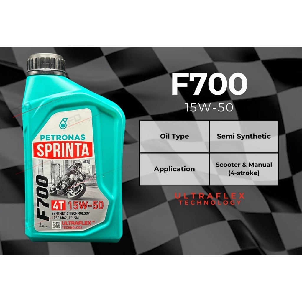 Petronas Sprinta F700 15W-50 1L | Shopee Philippines