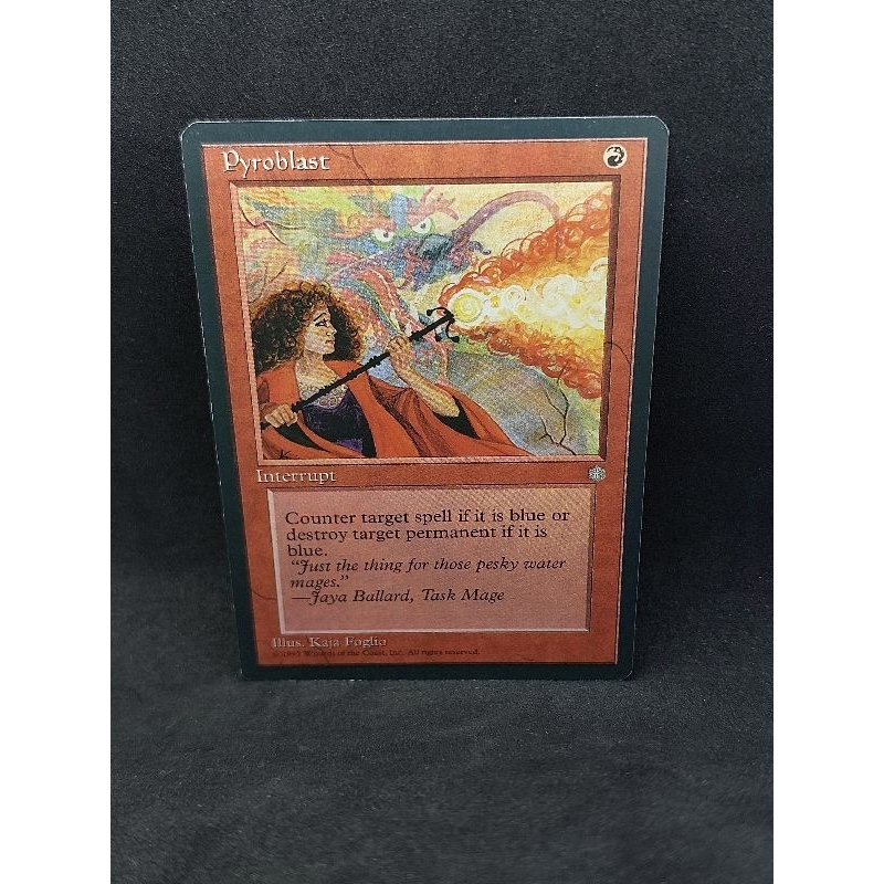 Pyroblast from Ice Age Common Non-Foil 1995 English MTG Card- Lightly ...
